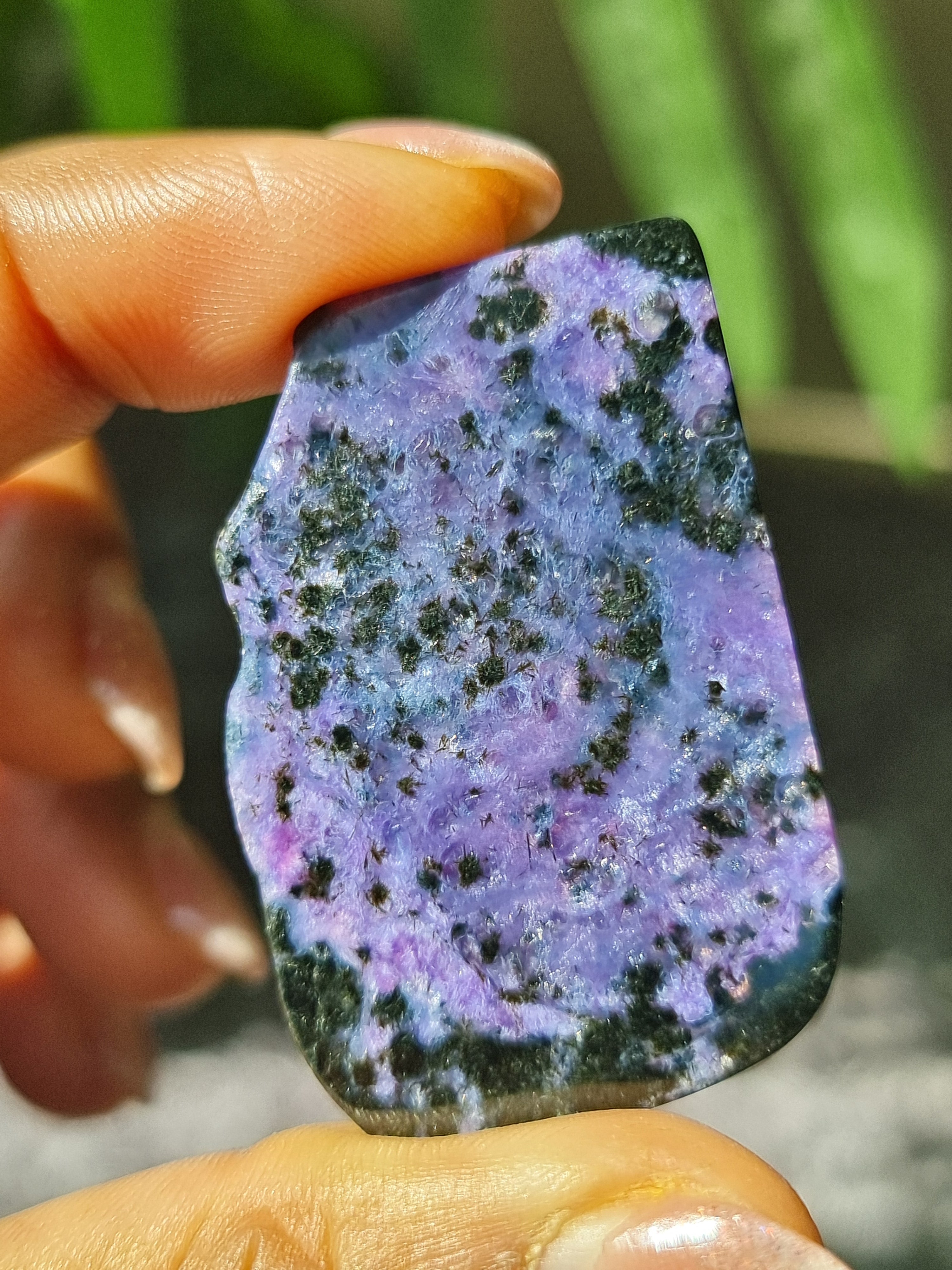 Charoite Rough Slab – Makeawish Crystals